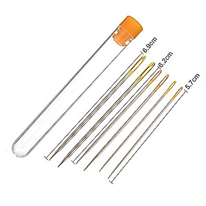 15 Pieces Bookbinding Kit Starter Tools Set Bone Folder Paper Creaser, Waxed Thread, Awl, Large-Eye Needles for DIY Bookbinding Crafts and Sewing Supplies