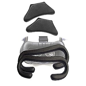 TamBee Face Foam Vive PRO VR Replacement Headset Foam Replacement for HTC Vive PRO VR PU Leather Cover Face Pad 4Pcs