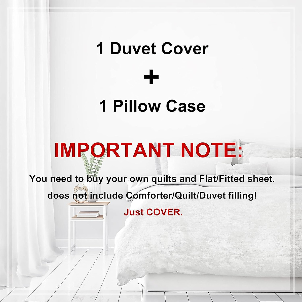 Erosebridal Kawaii Elephant Bedding Set,Cartoon Elephant Duvet Cover Twin,Cute Love Heart Leaf Flower Comforter Cover for Kids Girls Boys,Paw Print Animals Bed Set with 1 Pillow Case