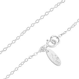 AZAGGI Sterling Silver Handcrafted Sweet Butterfly Silhouette Pendant Necklace (22)