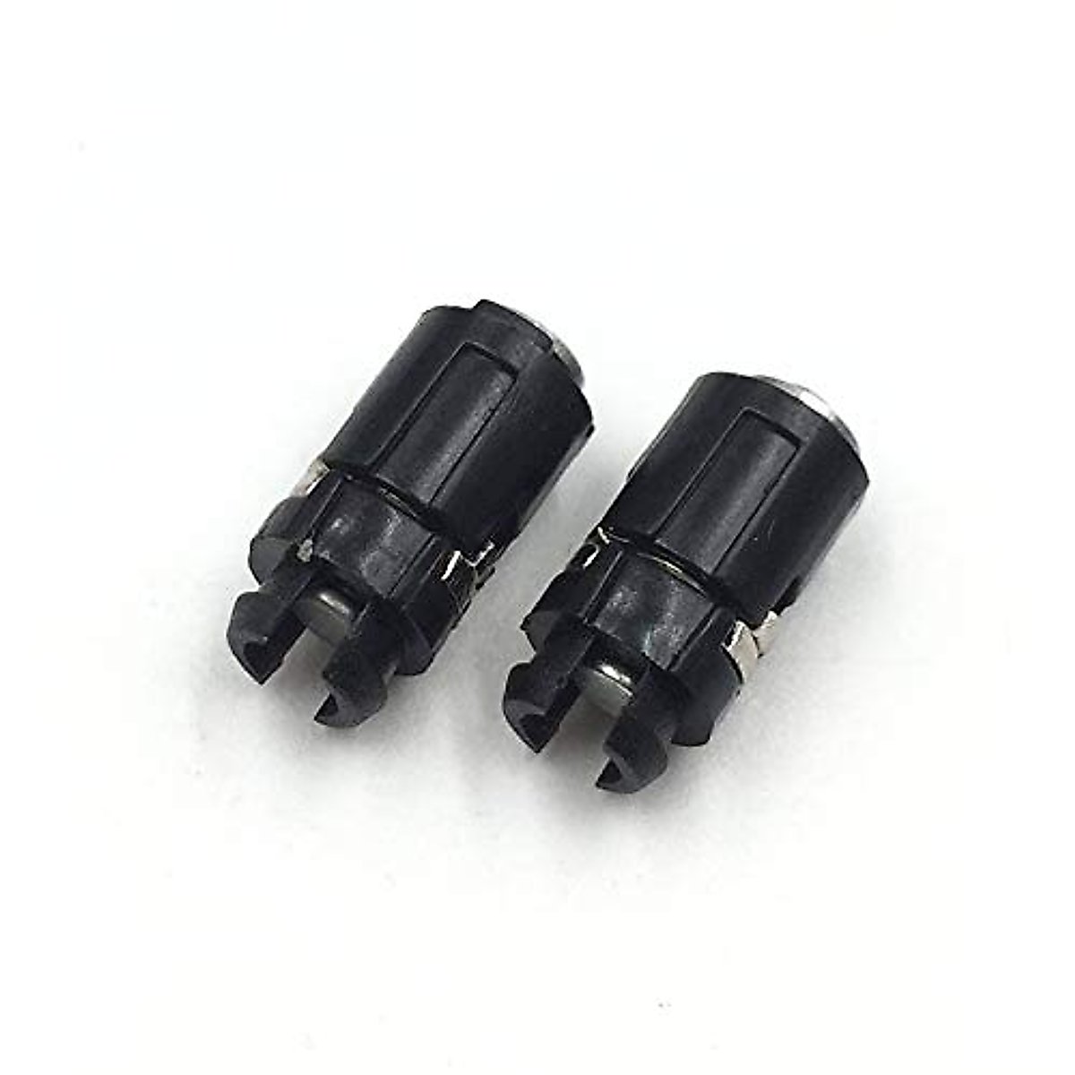 Replacement Rotating Shaft Spindle Hinge Axis for GBA SP for Gameboy Advance SP (2X Black)