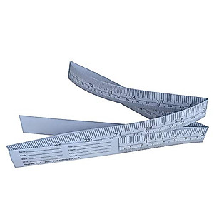 FixtureDisplays® 50" Paper Tape Measure Disposable Infant Head Ruler Physical Team Sports Measure 15053-100PK-NF