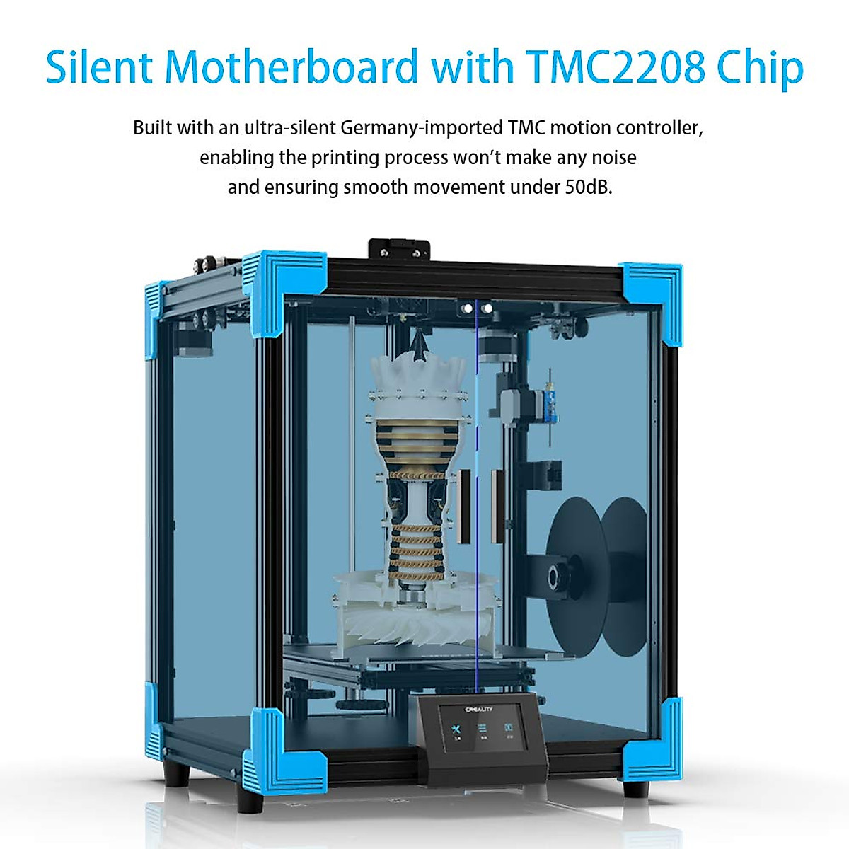 Creality Ender 6 3D Printer Stable Core XY Structure with 3 Times Faster Printing Speed Acrylic Enclosure Silent Board Glass Bed 250x250x400MM