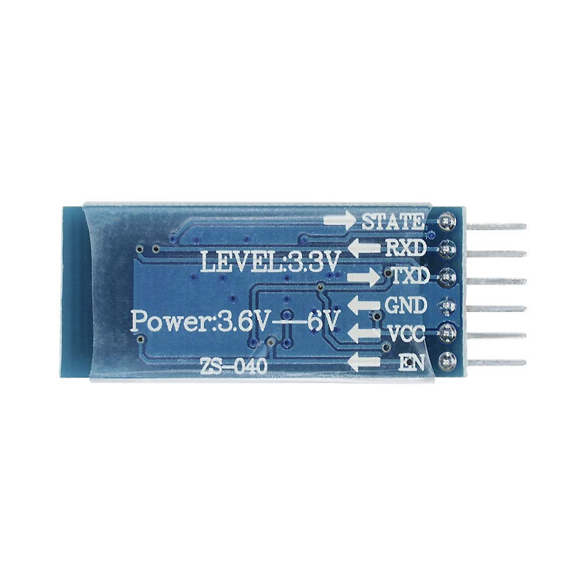 2-Pack HC-05 Board,Aideepen HC05 Pass-Through Module Slave and Master 6 Pin Serial Communication