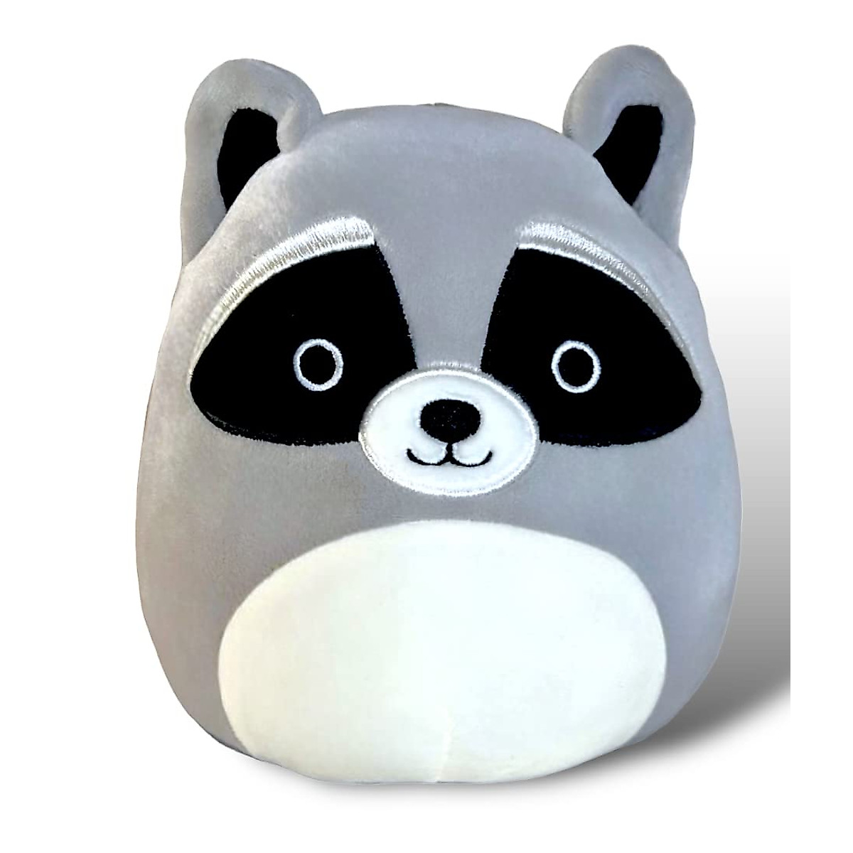 Squishmallows Official Kellytoy Plush 8" Grey Raccoon - Ultrasoft Stuffed Animal Plush Toy
