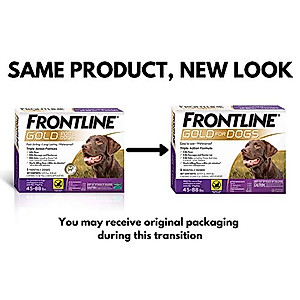 FRONTLINE® Gold for Dogs Flea & Tick Treatment, 45 - 88 lbs, 3ct