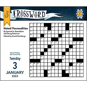 The Puzzle Society Crossword 2023 Day-to-Day Calendar: Puzzle Your Way Through Each Day