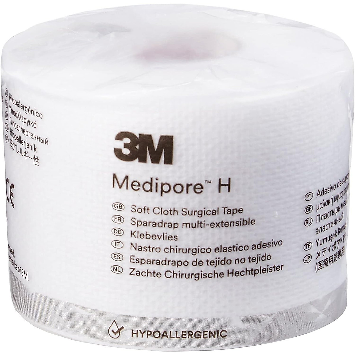 3M Healthcare Corp Medipore Hypoallergenic Soft Cloth Surgical Tape 2" X 10 Yds, White, Excellent Adhesion, Water Resistant, Each