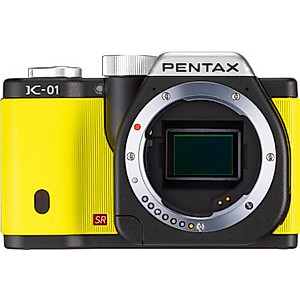 Pentax K-01 Mirrorless Digital Camera, Yellow (Body only)