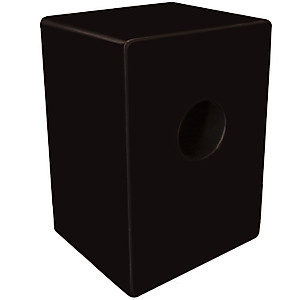 Sawtooth Harmony Series Hand Stained Spirit Design Satin Black Large Cajon Percussion Box