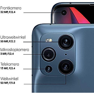 OPPO FIND X3 PRO 5G CPH2173 Global ROM EU/UK Model Dual SIM 12GB RAM, 256GB Storage Factory Unlocked International Version - Blue