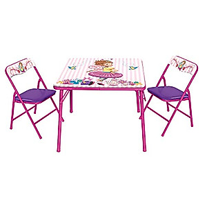 Fancy Nancy Activity Table Set with 2 Chairs, Pink