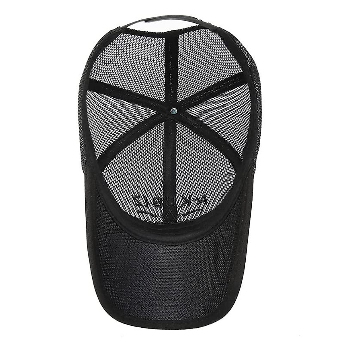 GEGEEN DOMOG Summer Mesh Baseball Cap for Men Women Trucker Mesh Hat Baseball Hats Outdoor Sports Running hat (202246*Black)