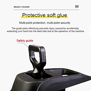 QCLUEU 2400W Electric Garden Shredder, Wood Chipper with Max 1.4-in Cutting Diameter, Overload Protection, 10M Power Line, for Lawn and Garden Use