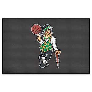 FANMATS 36878 Boston Celtics Basketball Rug - 27in. Diameter