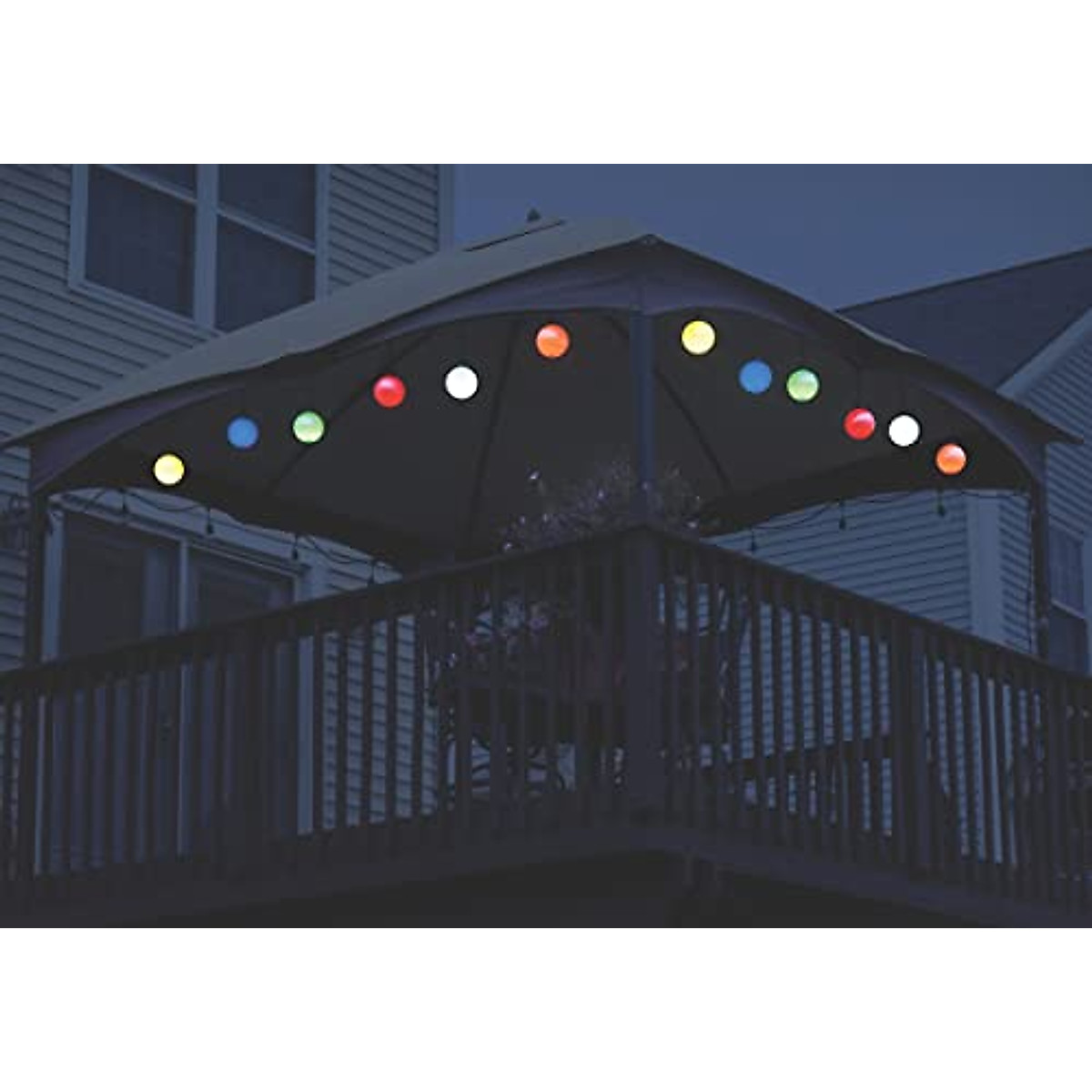 Xodus Innovations WP465 Battery Powered Hanging Decorative Outdoor Pulsing 5" Globe Light with Sensor Turns-On at Dark for 4 Hours, Light Green, 5"