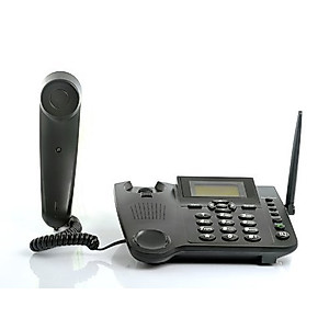 BW 2.4'' Wireless Quadband GSM Classic Desk Telephone Telephone handset for Business or Family (Especially for Older Folk) - Black