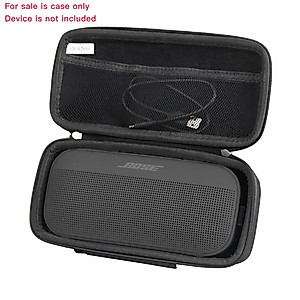 Hermitshell Hard Travel Case for Bose New SoundLink Flex 2nd Gen/Bose SoundLink Flex Bluetooth Portable Speaker (Black)