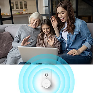 EnGenius Technologies ERP1 Universal Wi-Fi 5 Range Extender/Repeater Features AC1300, MU-MIMO, GigE Port, 120V Wall Plug-in, App Managed, up to 1000 sq ft of Coverage