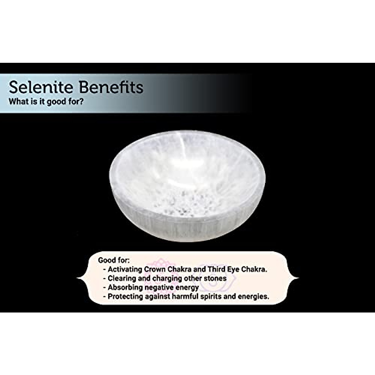 Soul Sticks Selenite Crystal Bowls for Smudging, Healing, Recharging Crystals | Pure Selenite Smudge Bowl & Crystal Charging Station Ethically Sourced in Morocco (5 Inch (Pack of 1))