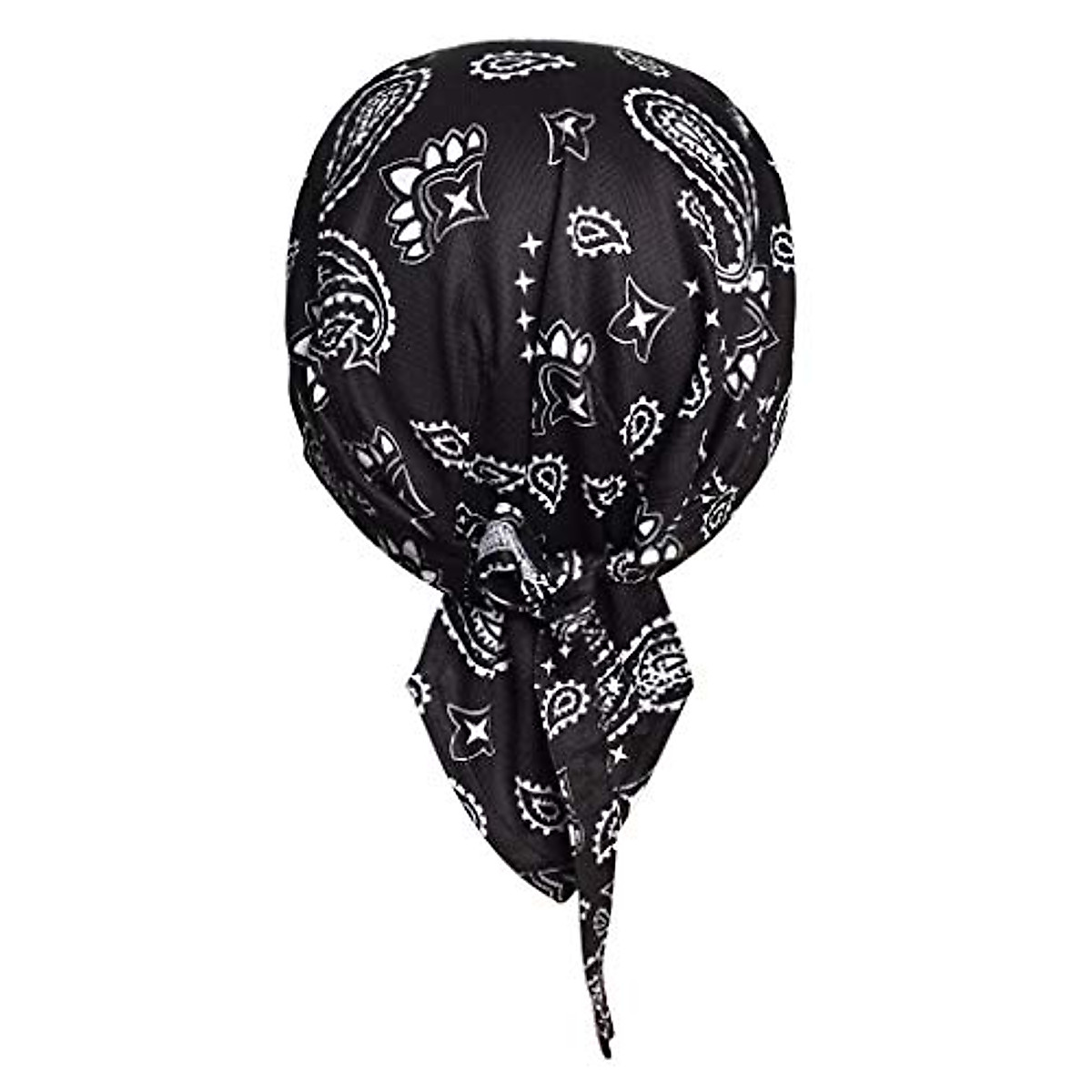 Doo Rag Bicycle Skull Caps Helmet Liner Cooling Hat Cap Summer Sweat Wicking Beanie Hat for Women/Men (Paisley-6, one Size)