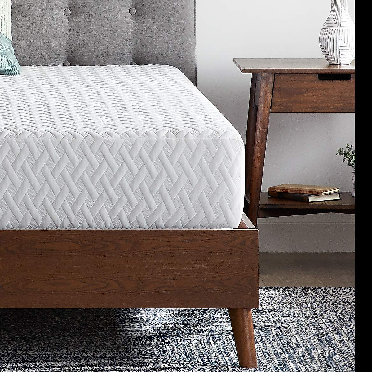 Edenbrook 10 Inch Gel Infused Memory Foam Mattress-Plush Mattress-Ventilated Memory Foam-Dual Layered-Bed in a Box
