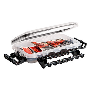 Flambeau Outdoors 4007 Tuff Tainer Divided Fishing Tackle Box and Plano 3440-10 Waterproof Stowaway