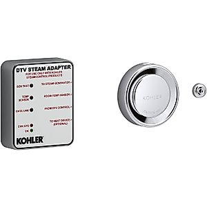KOHLER K-5548-K1-CP 5548-K1-CP DTV+ STEAM ADAPTER KIT, SINGLE, Polished Chrome