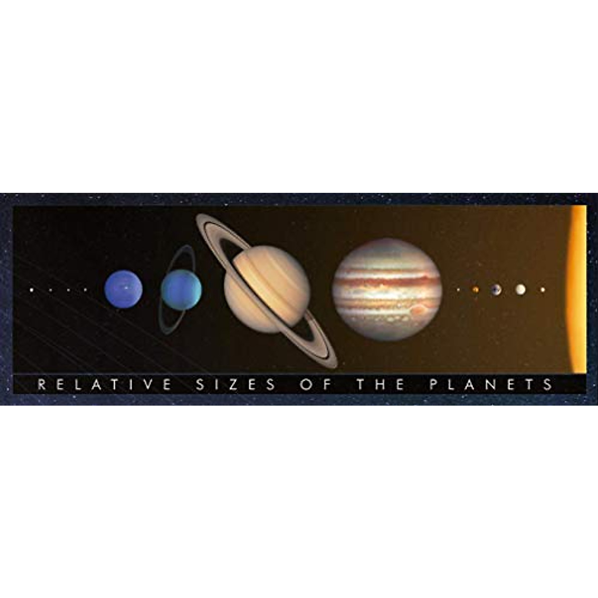 Little Wigwam The Solar System No Tear Guarantee Educational Poster (60 x 42cm)