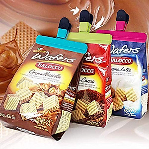 Bag Sealing Clips, Food Clips Bag Sealing Clips, Keeping Clamp Sealer For Kitchen Storage, Snack, Bread, Chip Bags 4pcs (Green)