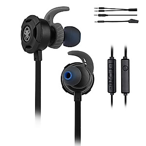 BlueFire Wired Gaming Earphone 3.5 MM E-Sport Earphone Noise Cancelling Stereo Bass Gaming Headphone with Adjustable Mic for PS4, Xbox One, Laptop, Cellphone, PC (Black)