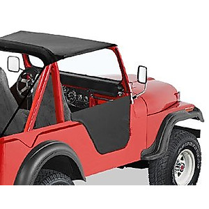 Bestop 5302501 Black Lower Fabric Half Doors for 1955-1975 M38A1/CJ5/CJ6