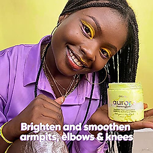 OLIVIA Aurora Armpits, Elbows & Knees Brightening Nourishing Smoothie - Handcrafted Passion Fruit Underarm, Neck, Armpit, Knees, Elbows, Private Areas, Intimate Areas Smoothing Moisturizer for Dry Skin, Dark Spots, and Pigmentation. Moisturize, Smoothen &