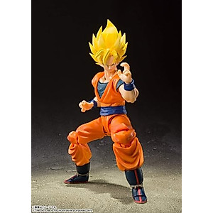 TAMASHII NATIONS - Dragon Ball Z - Super Saiyan Full Power Son Goku, Bandai Spirits S.H.Figuarts Action Figure