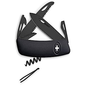 Swiza KNI.0053.1010 D05 Swiss Pocket Knife Black