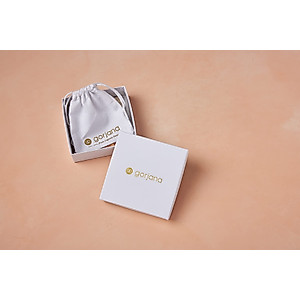 gorjana Women's Parker Huggie Earrings, 18K Gold Plated, Oval High Shine Hoops