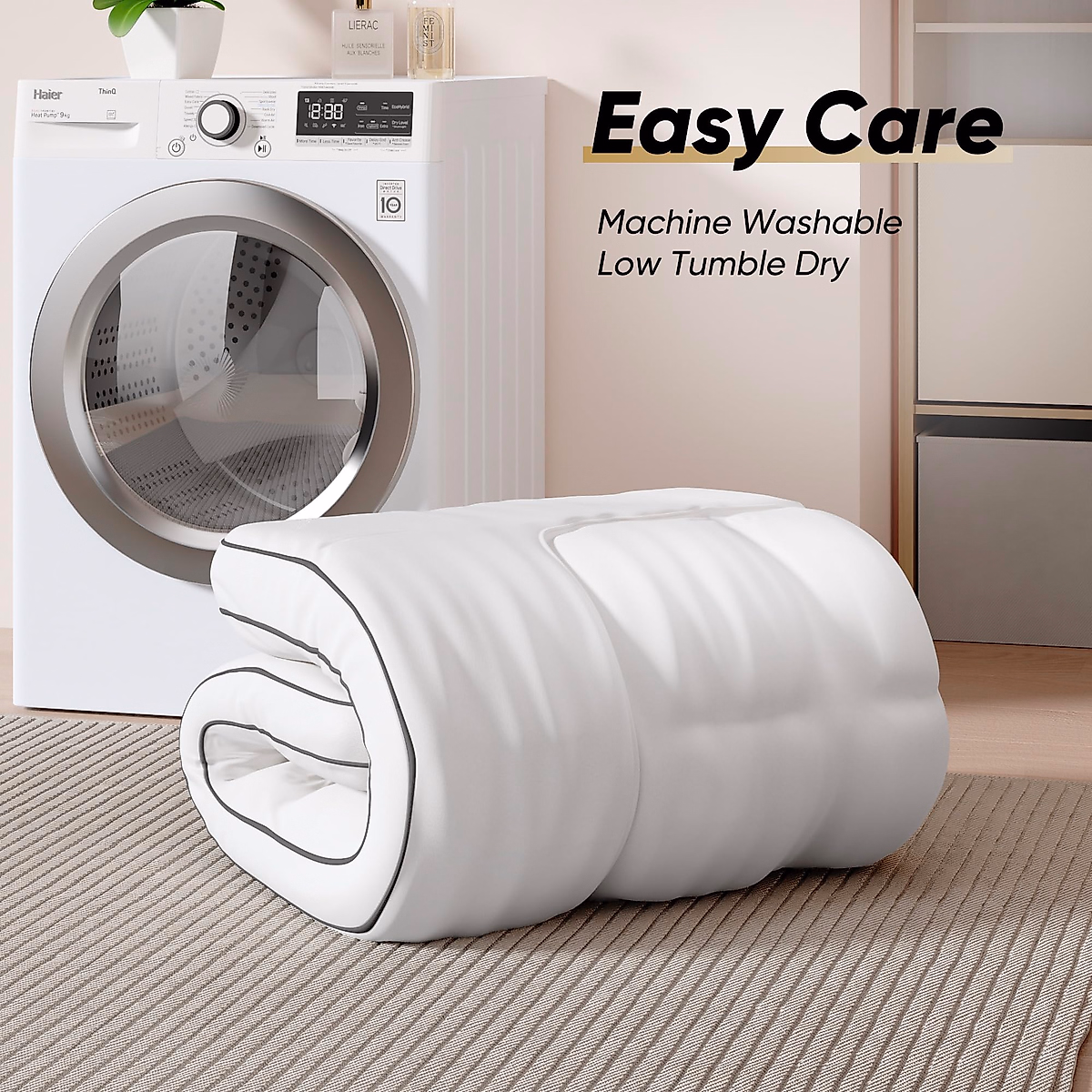 Memory Foam Mattress Topper Queen Size, Dual Layer 4 Inch Mattress Pad,2 Inch Gel Memory Foam Plus 2 Inch Pillow Top Cover with 8-21 Inch Deep Pocket