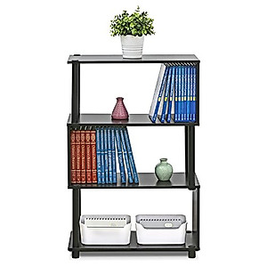 Furinno 4-Tier Flexi Rack, Espresso