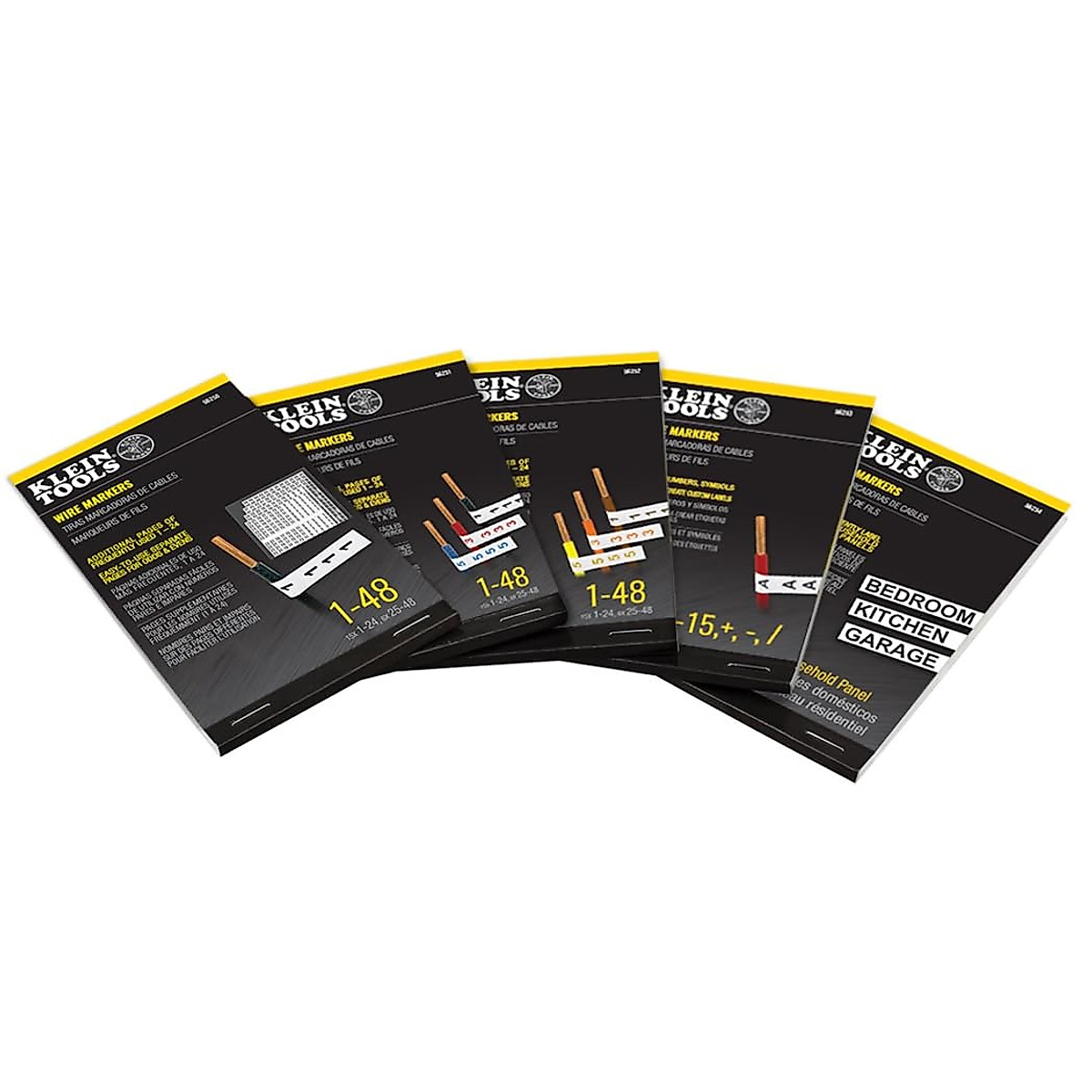 Klein Tools 56250 Wire Marker Book, 1-48