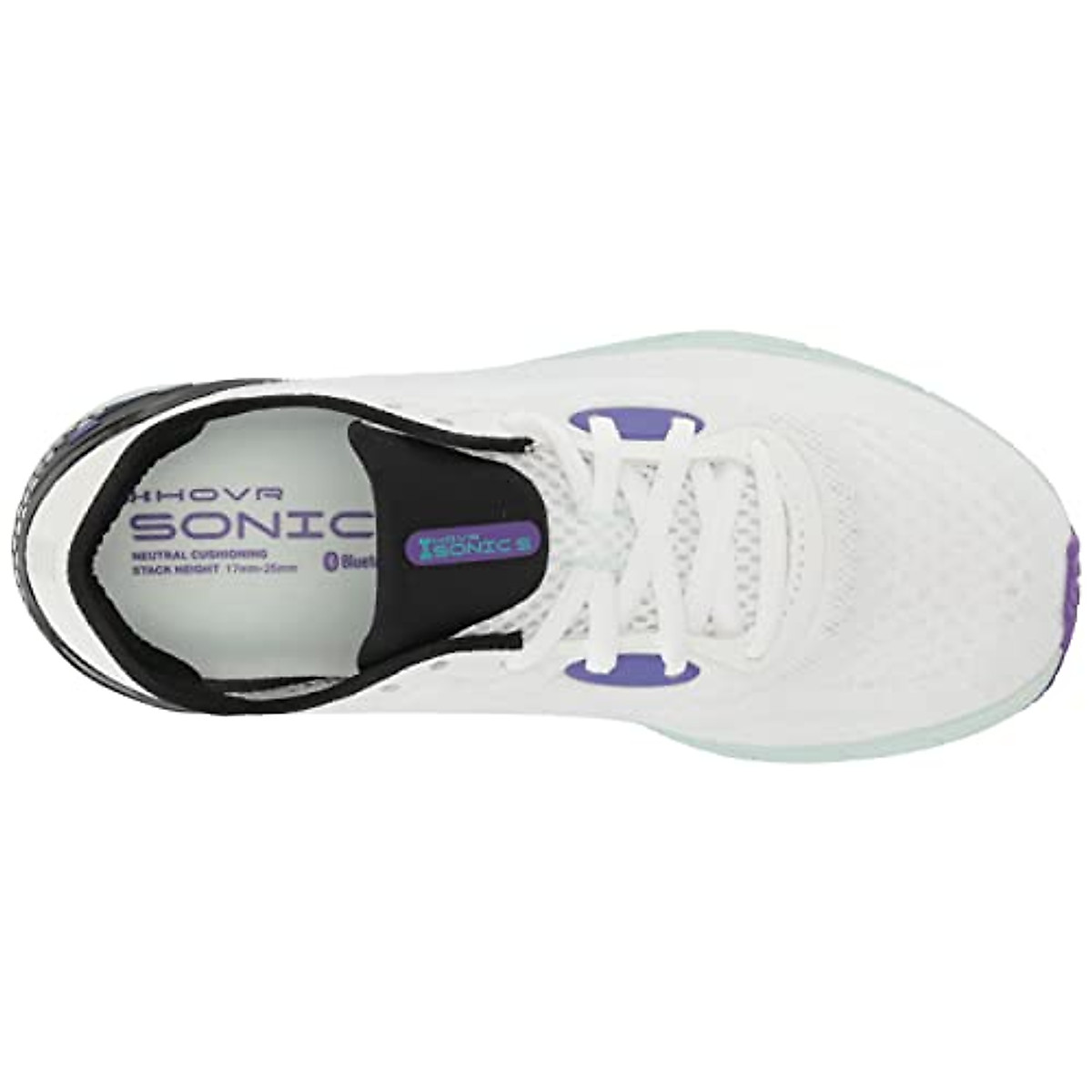 Under Armour Women's HOVR Sonic 5, White/Grape, 9 Medium US