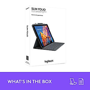 Logitech iPad Air (3rd generation) Keyboard Case | Slim Folio with integrated wireless keyboard (Graphite)