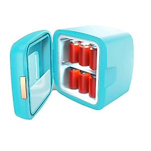 Frigidaire Retro 12 Can 9 Liter Mini Beverage/Skincare Cooler Blue EFMIS351-BLUE (Renewed)