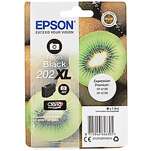 Epson C13T02H14010 Inkjet Catridge - Photo Black, Amazon Dash Replenishment Ready