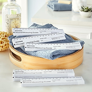 McKesson Wound Measuring Guide Ruler, Non-Sterile, Paper, 6 in, 50 count, 12 Packs, 600 Total