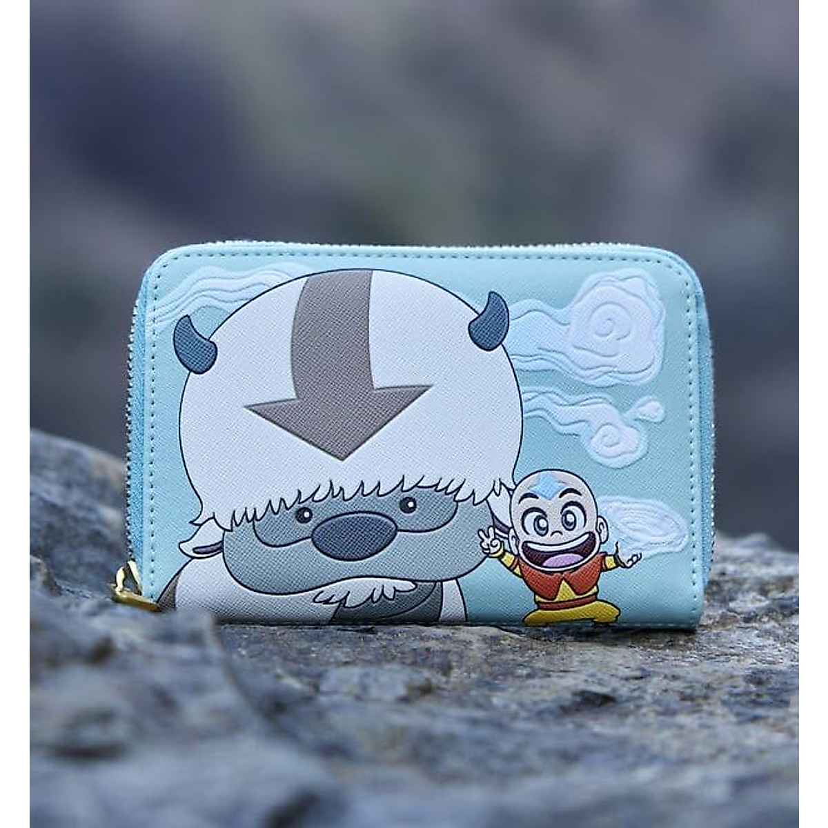 Loungefly Avatar The Last Airbender Aang Appa and Momo Zip Around Wallet