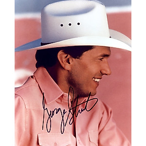 Kirkland George Strait 8 X 10 Photo Display Autograph on Glossy Photo Paper