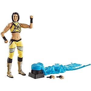 WWE Bayley Elite Series #80 Deluxe Action Figure with Realistic Facial Detailing, Iconic Ring Gear & Accessories