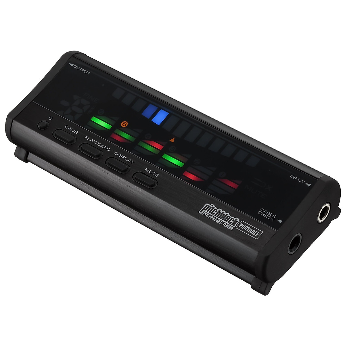 Korg Pitchblack Poly Portable Tuner, Black