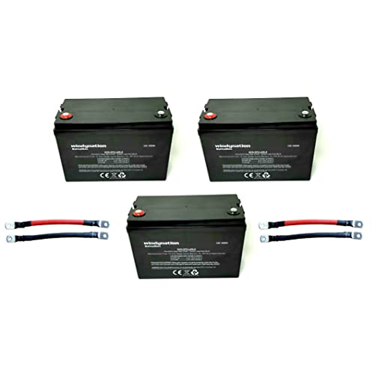 WindyNation 300 Watt Monocrystalline Solar Panel Kit + 1500W VertaMax Power Inverter + 300ah AGM Deep Cycle Battery for RV, Boat, Off-Grid 12 Volt Battery Systems