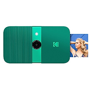 KODAK Smile Instant Print Digital Camera (Black/White) Soft Case Kit